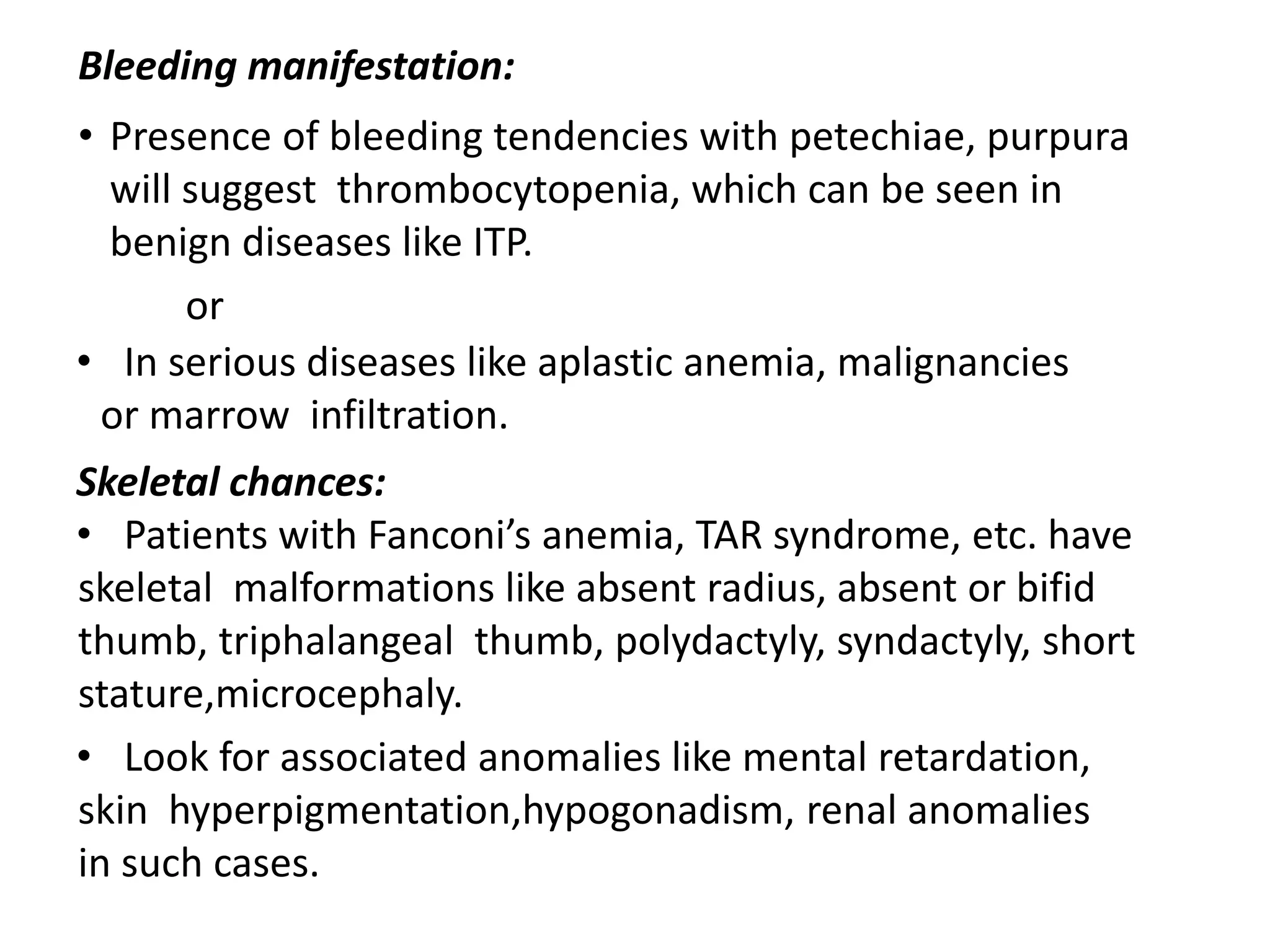 Approach to anemia in children | PPTX