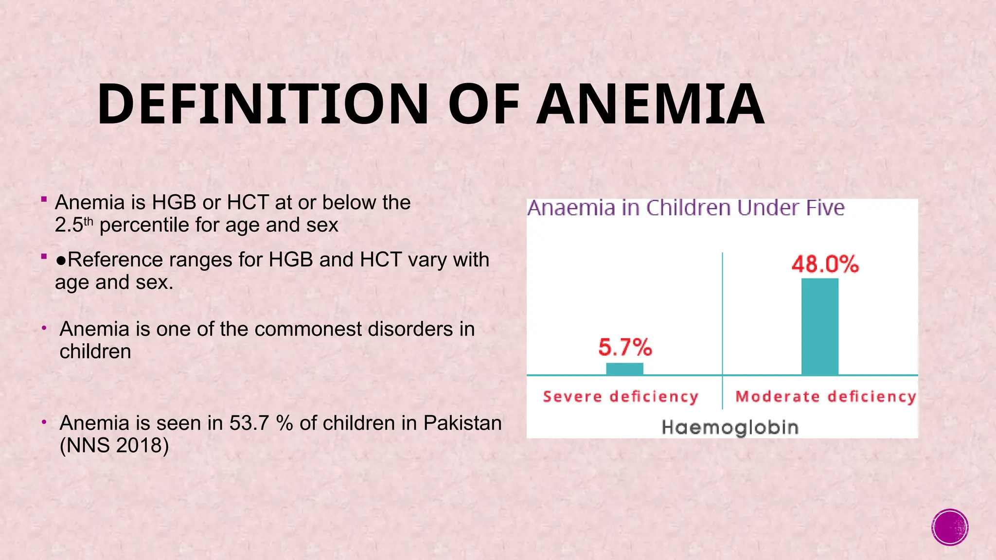 approach to anemia in children-undergraduates lecture | PPT