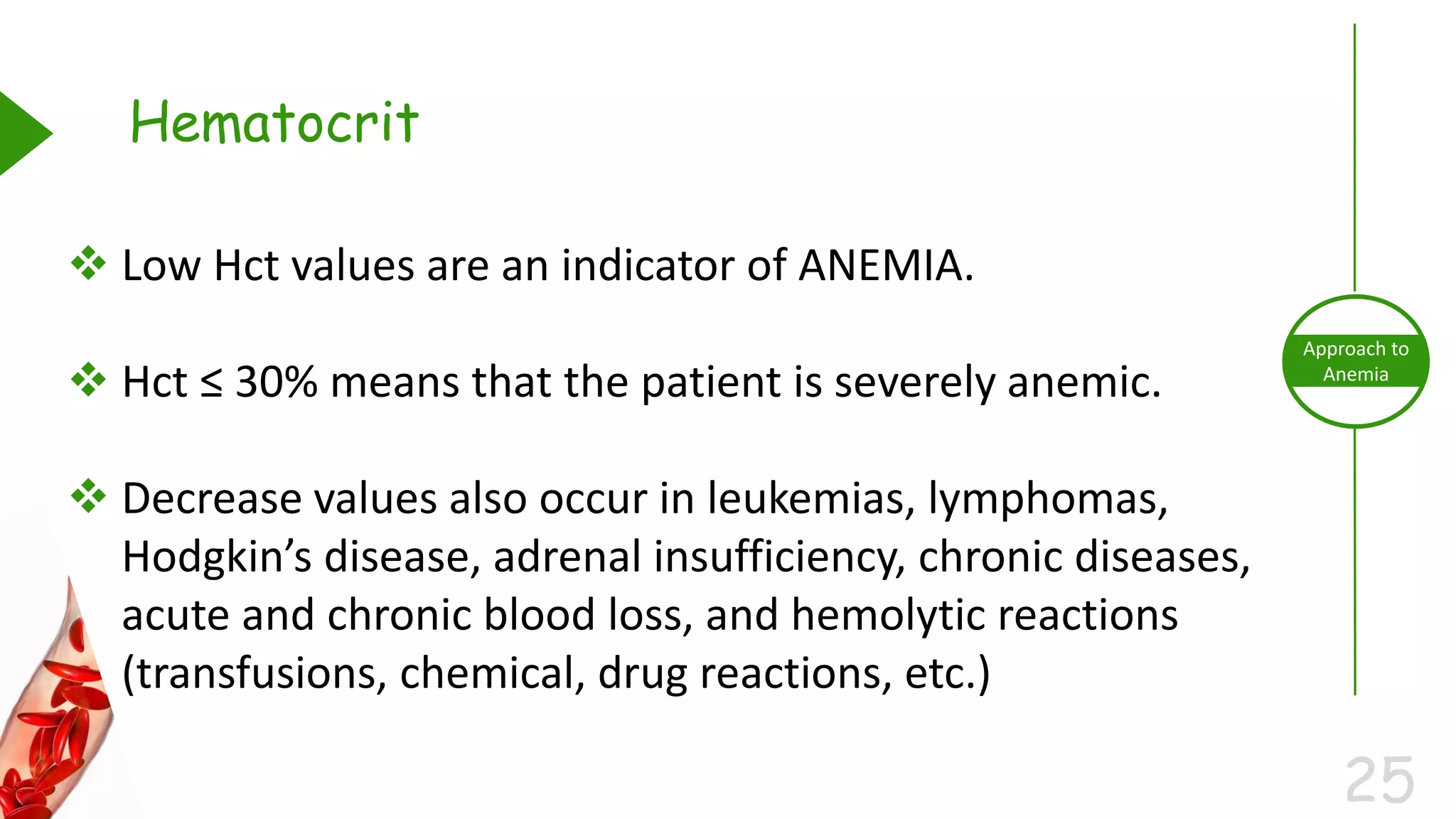 Approach to anemia ppt | PDF
