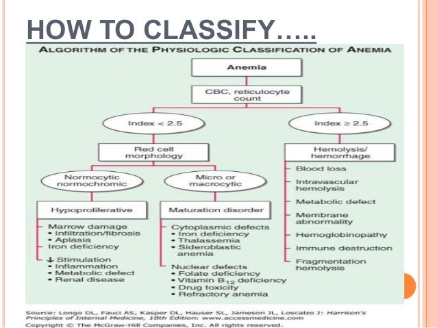 Approach To Anemias