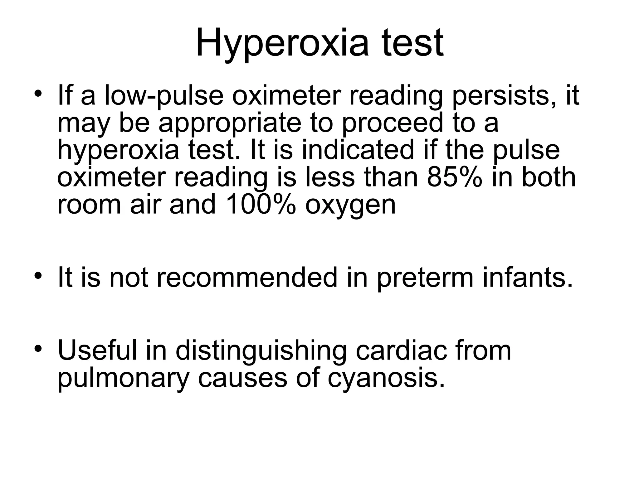 Approach to a neonate with cyanosis | PPT