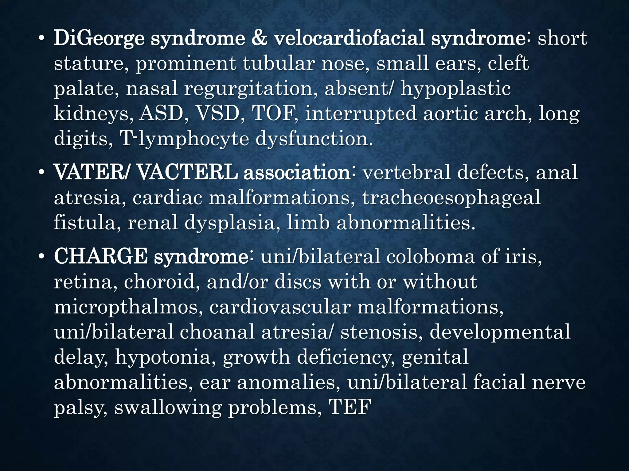 Approach to a newborn with multiple congenital anomaly | PPTX
