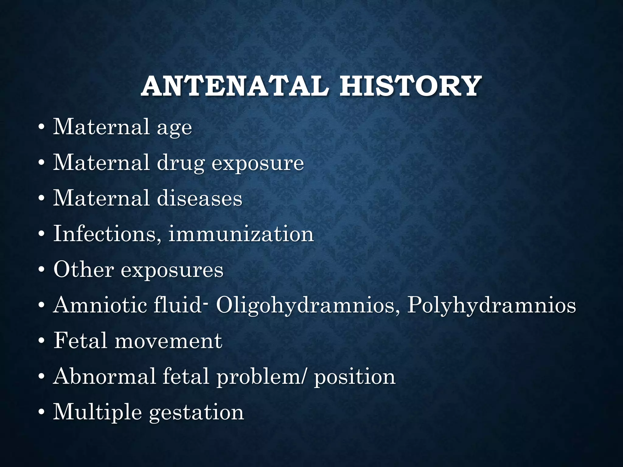 Approach to a newborn with multiple congenital anomaly | PPTX