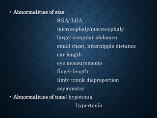 Approach to a newborn with multiple congenital anomaly | PPTX