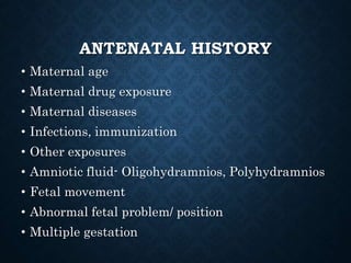 Approach to a newborn with multiple congenital anomaly | PPTX