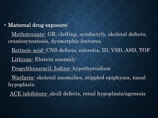 Approach to a newborn with multiple congenital anomaly | PPTX