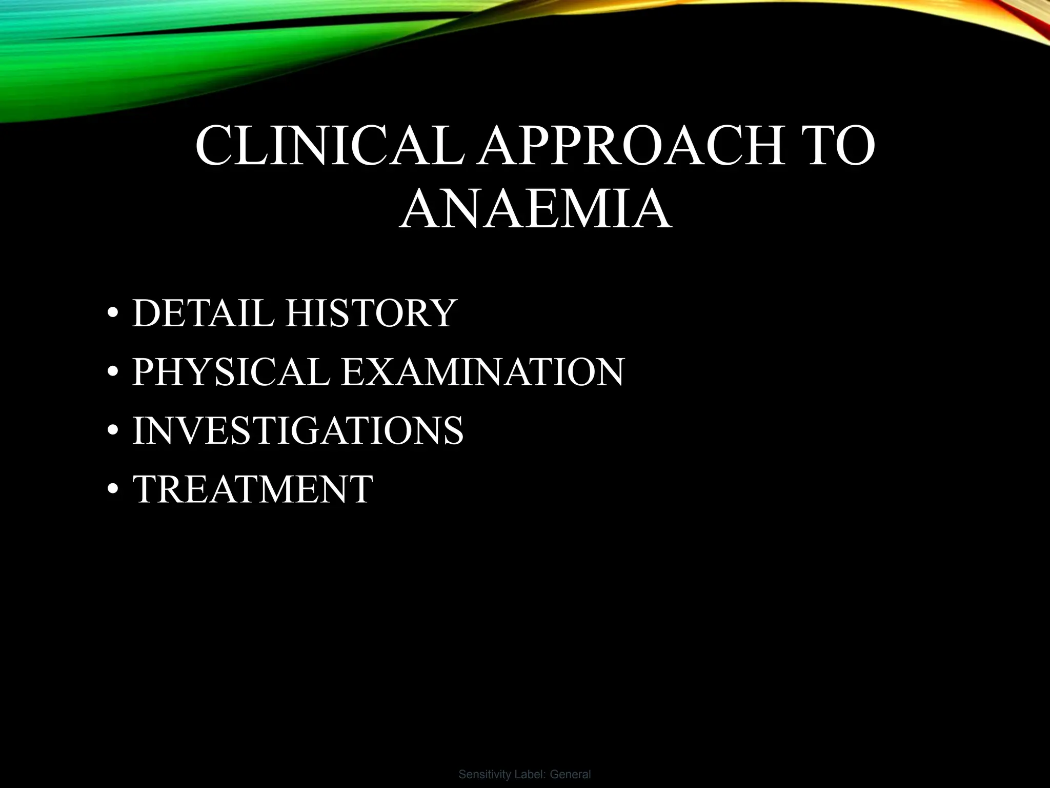 APPROACH TO ANIEMIA IN CHILDREN pediatric | PPTX