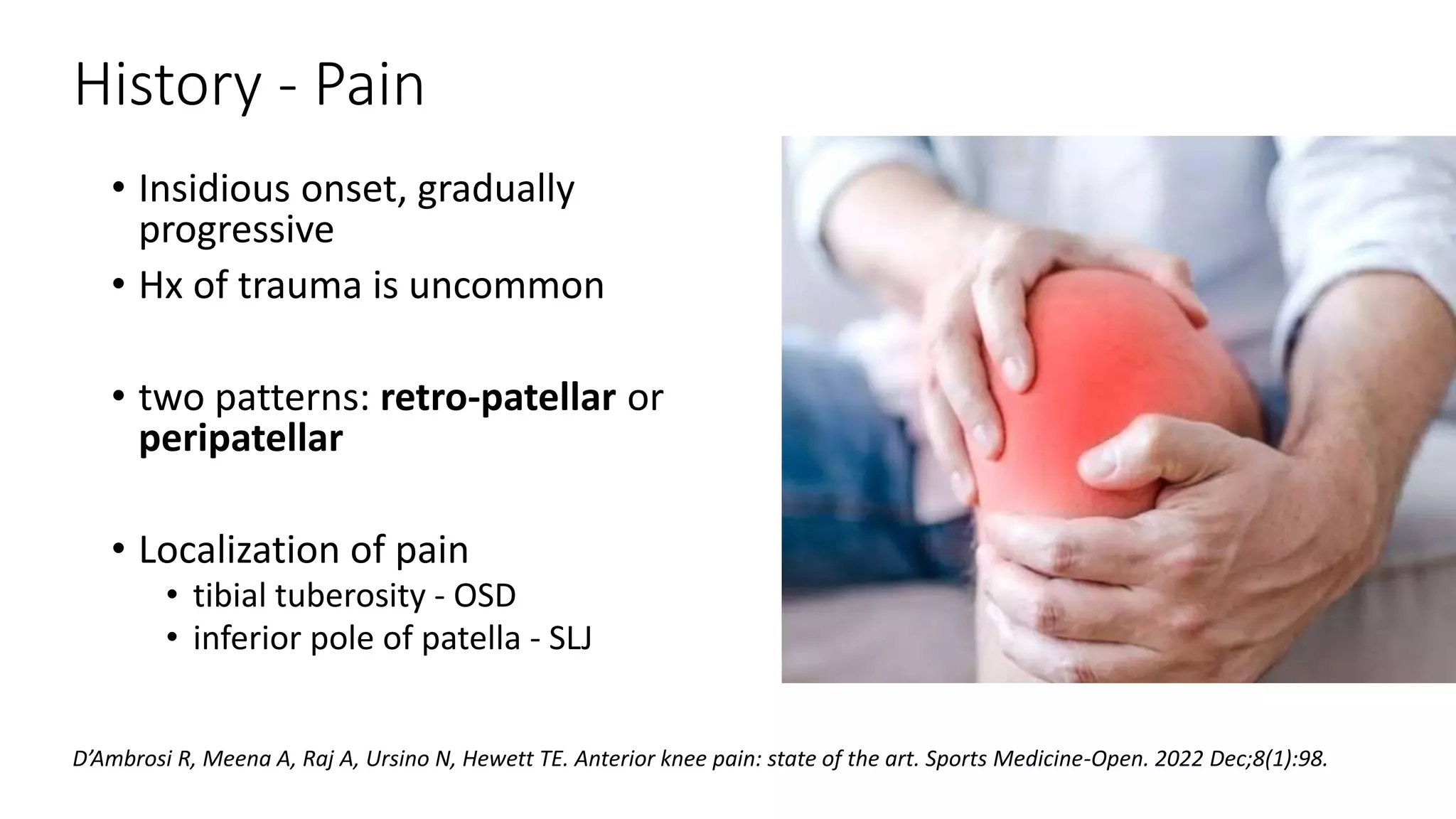 Approach to anterior knee pain.pptx