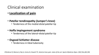 Approach to anterior knee pain.pptx