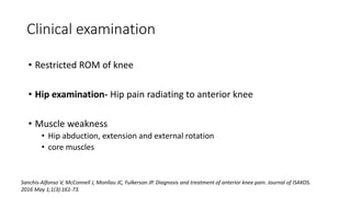 Approach to anterior knee pain.pptx