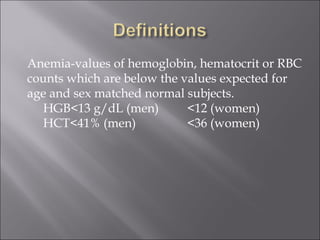 Approach to a patient of anemia1 copy | PPT | Free Download