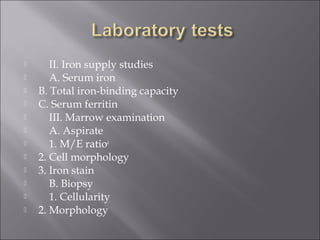 Approach to a patient of anemia1 copy | PPT