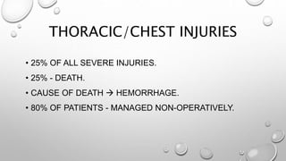 Approach to a patient of chest injury.pptx | Free Download