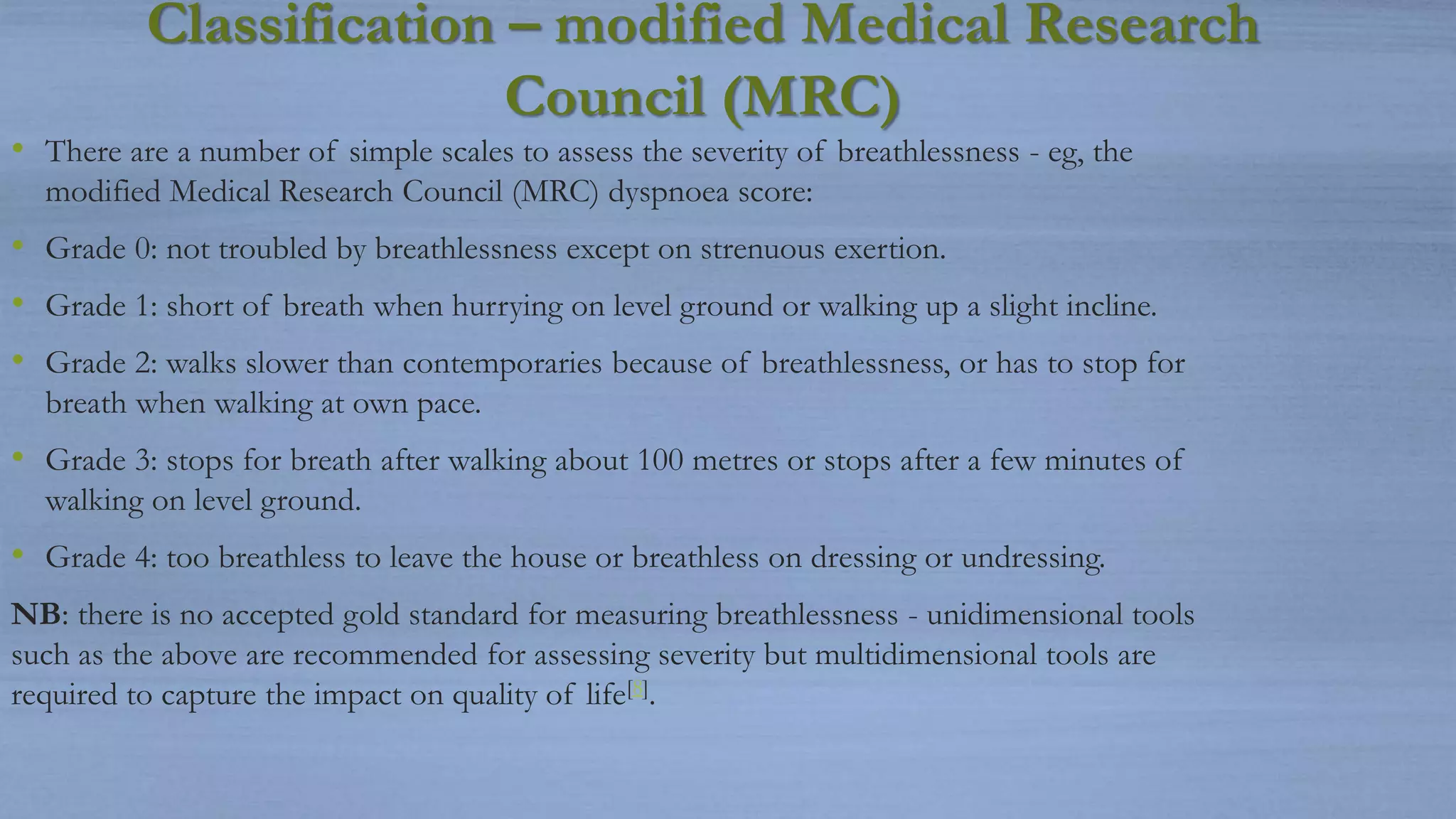 Approach to a patient of dyspnea | PPTX