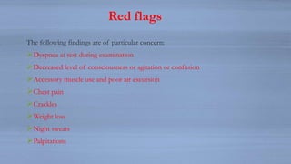 Approach to a patient of dyspnea | PPTX