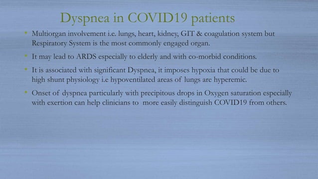 Approach to a patient of dyspnea | PPTX