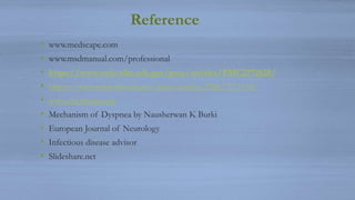 Approach to a patient of dyspnea | PPTX
