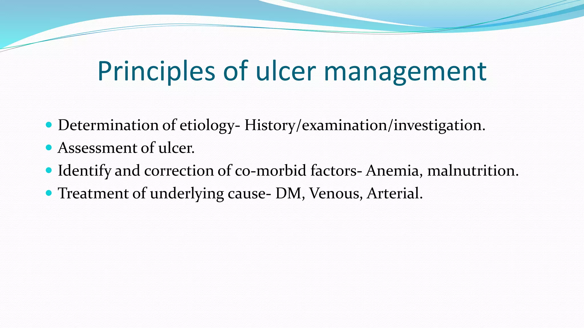 Approach to a patient of leg ulcer.pptx