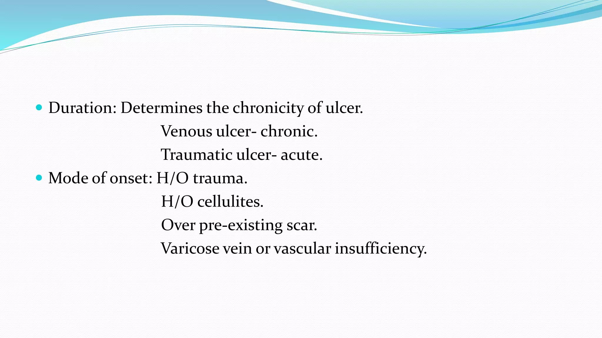 Approach to a patient of leg ulcer.pptx