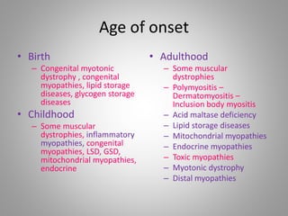 Approach to a patient of muscle disease with muscular dystrophy.pptx