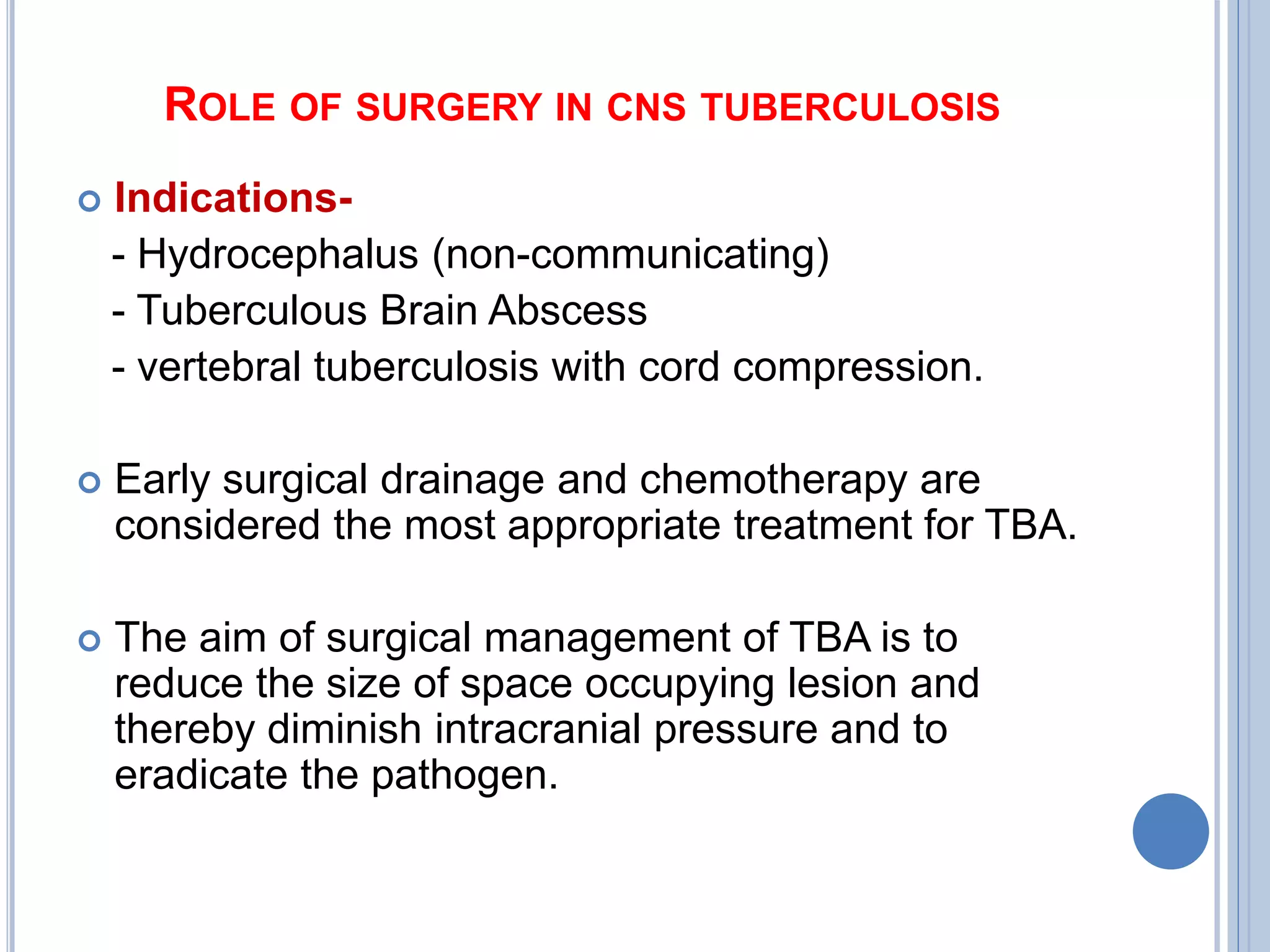 Approach to a patient of neurological tuberculosis | PPTX