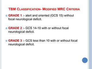 Approach to a patient of neurological tuberculosis | PPTX