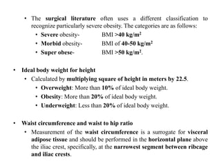 Approach to a patient of obesity | PPTX