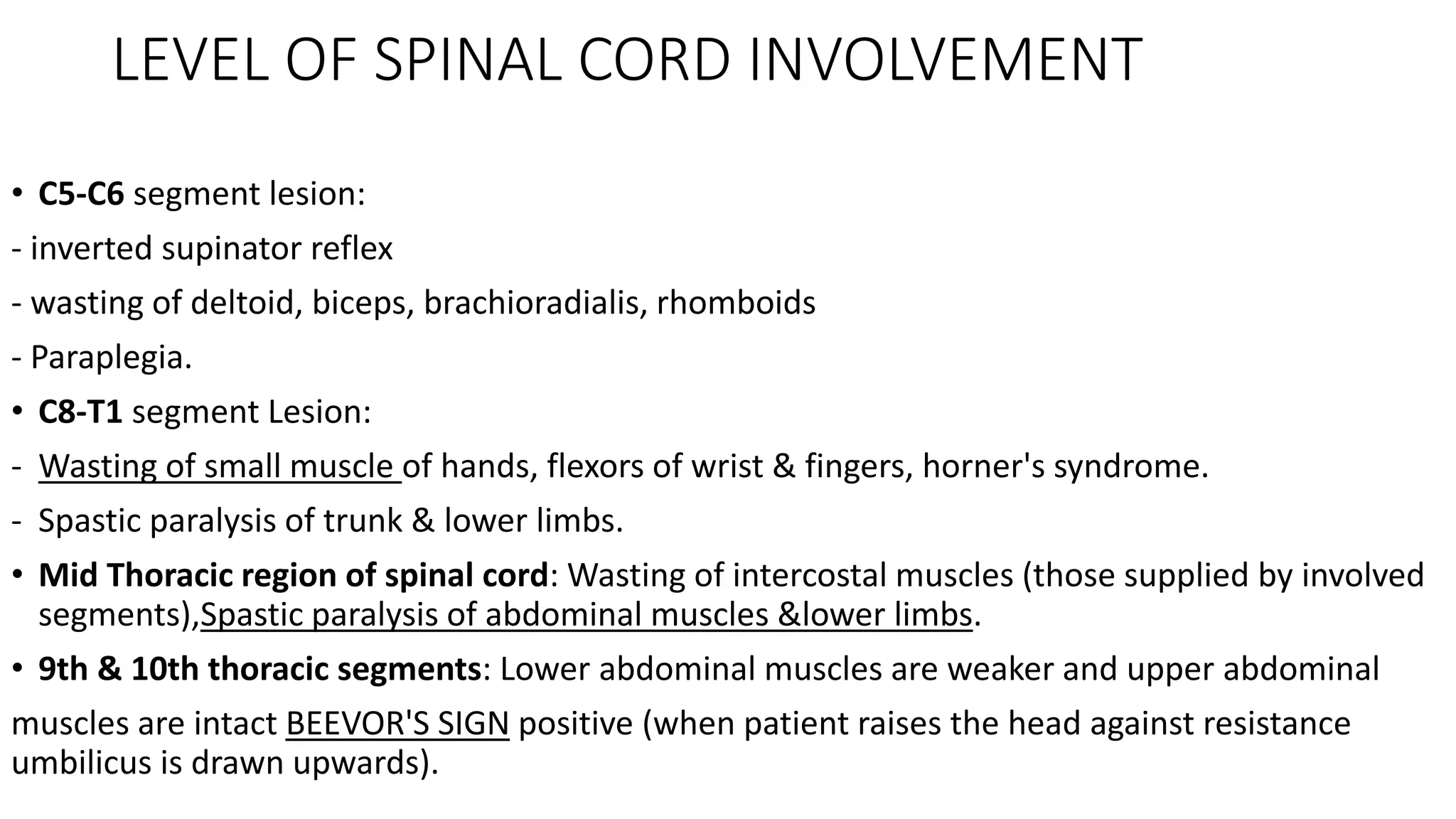 Approach to a patient of spastic paraplegia | PPTX