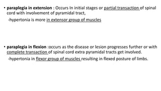 Approach to a patient of spastic paraplegia | PPTX