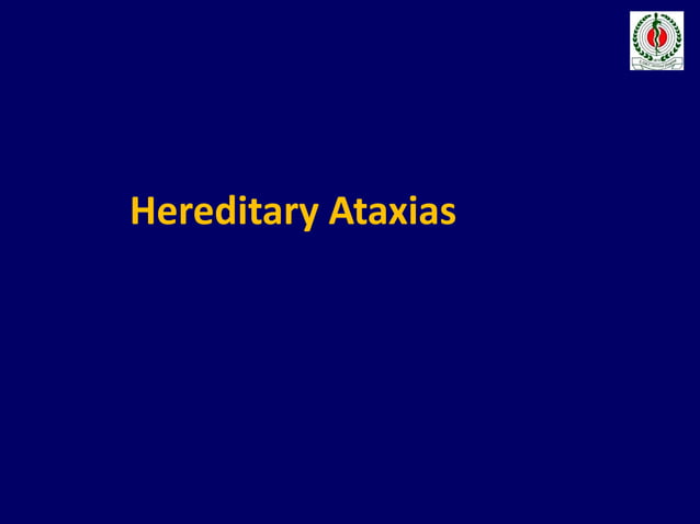 Approach to a Patient with Ataxia | PPTX | Brain and Nervous System ...