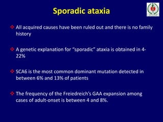Approach to a Patient with Ataxia | PPTX