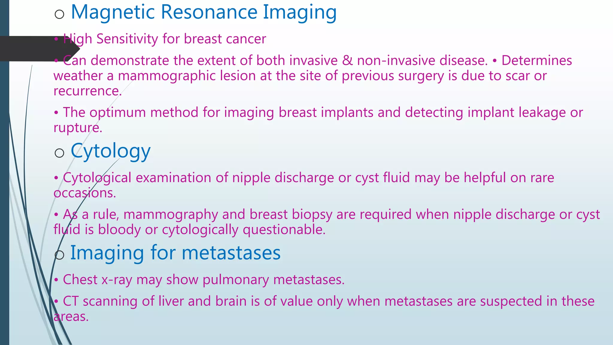 Approach to a patient with breast lump | PPTX