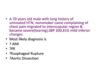 Approach to a patient with cardiovascular disease | PPTX