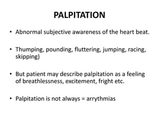Approach to a patient with cardiovascular disease | PPTX