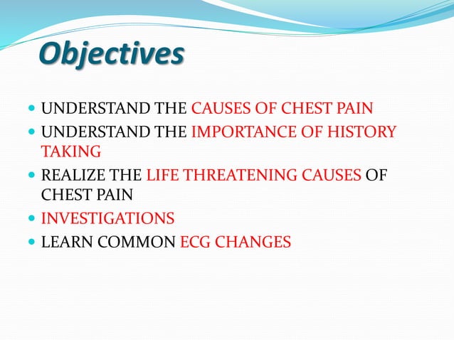 Approach to a patient with chest pain | PPT