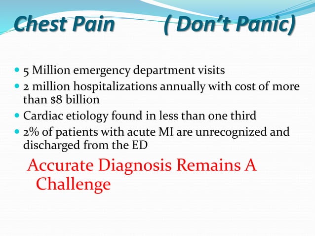 Approach to a patient with chest pain | PPT