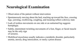 Approach To A Patient With Coma.pptx
