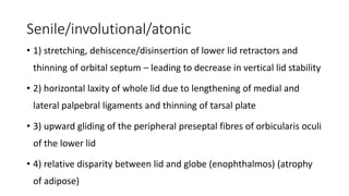 Approach to a patient with ectropion, entropion, symblepharon.pptx
