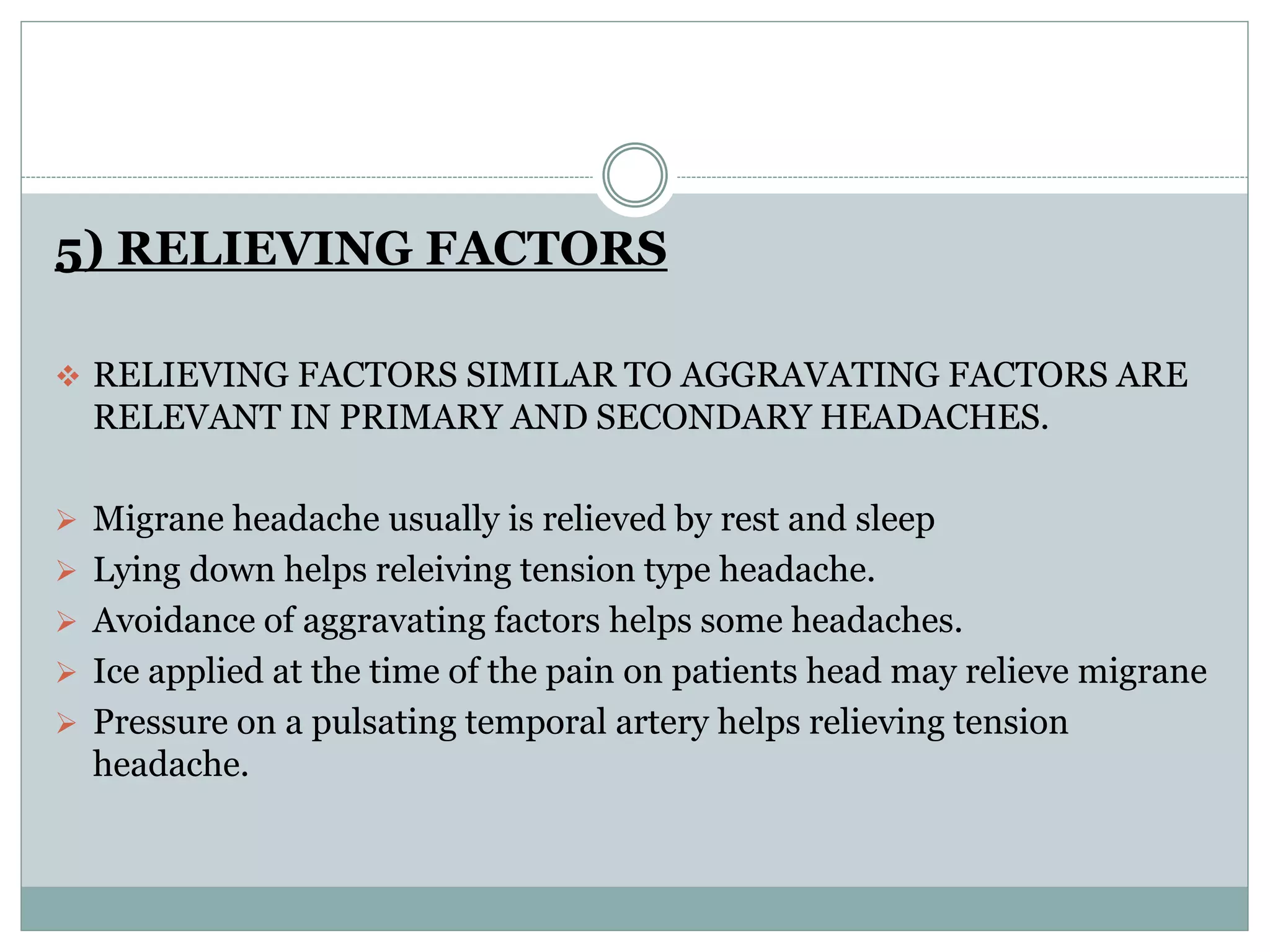 Approach to a patient with headache | PPTX