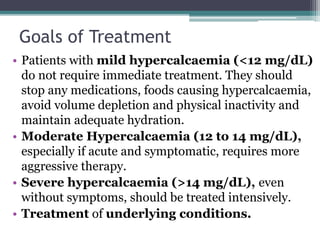 Approach to a patient with hypercalcaemia | PPTX