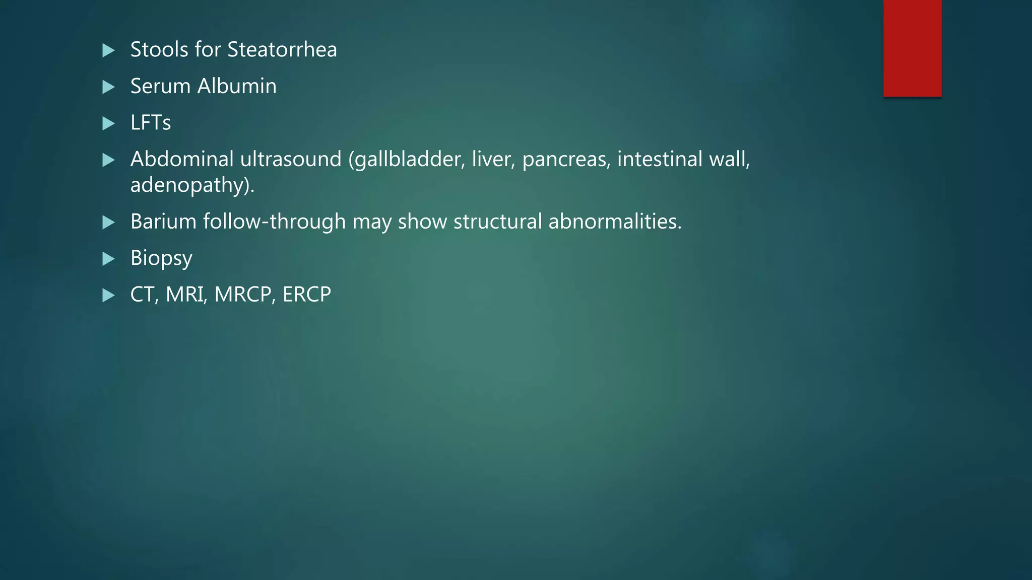 Approach to a patient with malabsorption | PPTX