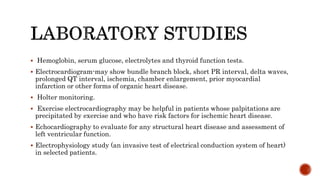 Approach to a patient with palpitations | PPTX