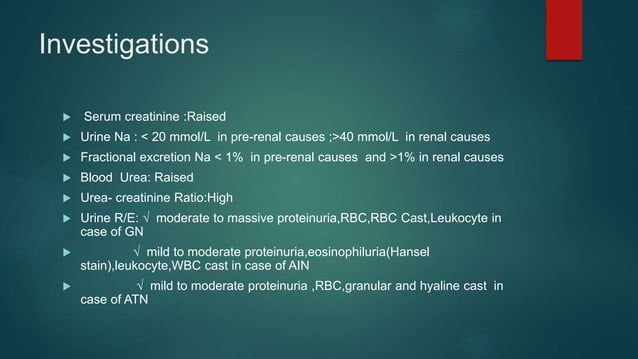 Approach to a patient with raised creatinine - Copy.pptx