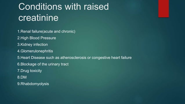 Approach to a patient with raised creatinine - Copy.pptx