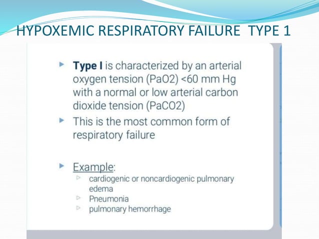 APPROACH TO A PATIENT WITH RESPIRATORY FAILURE.pptx | Lung and ...