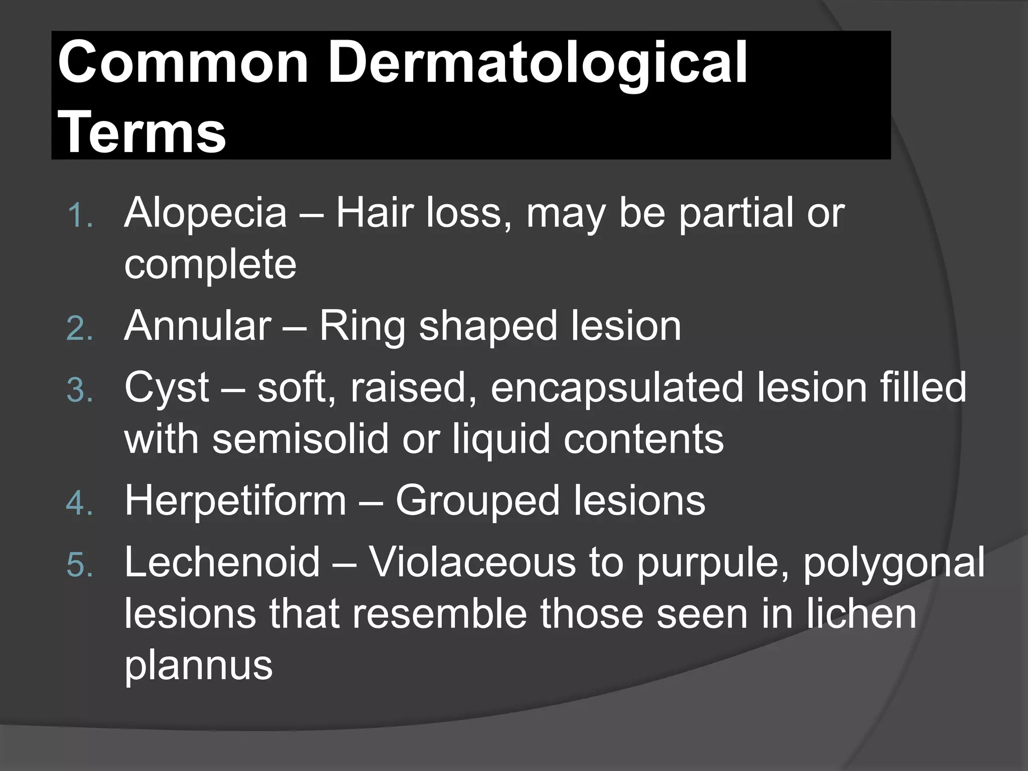 Approach to a patient with skin disorders | PPTX