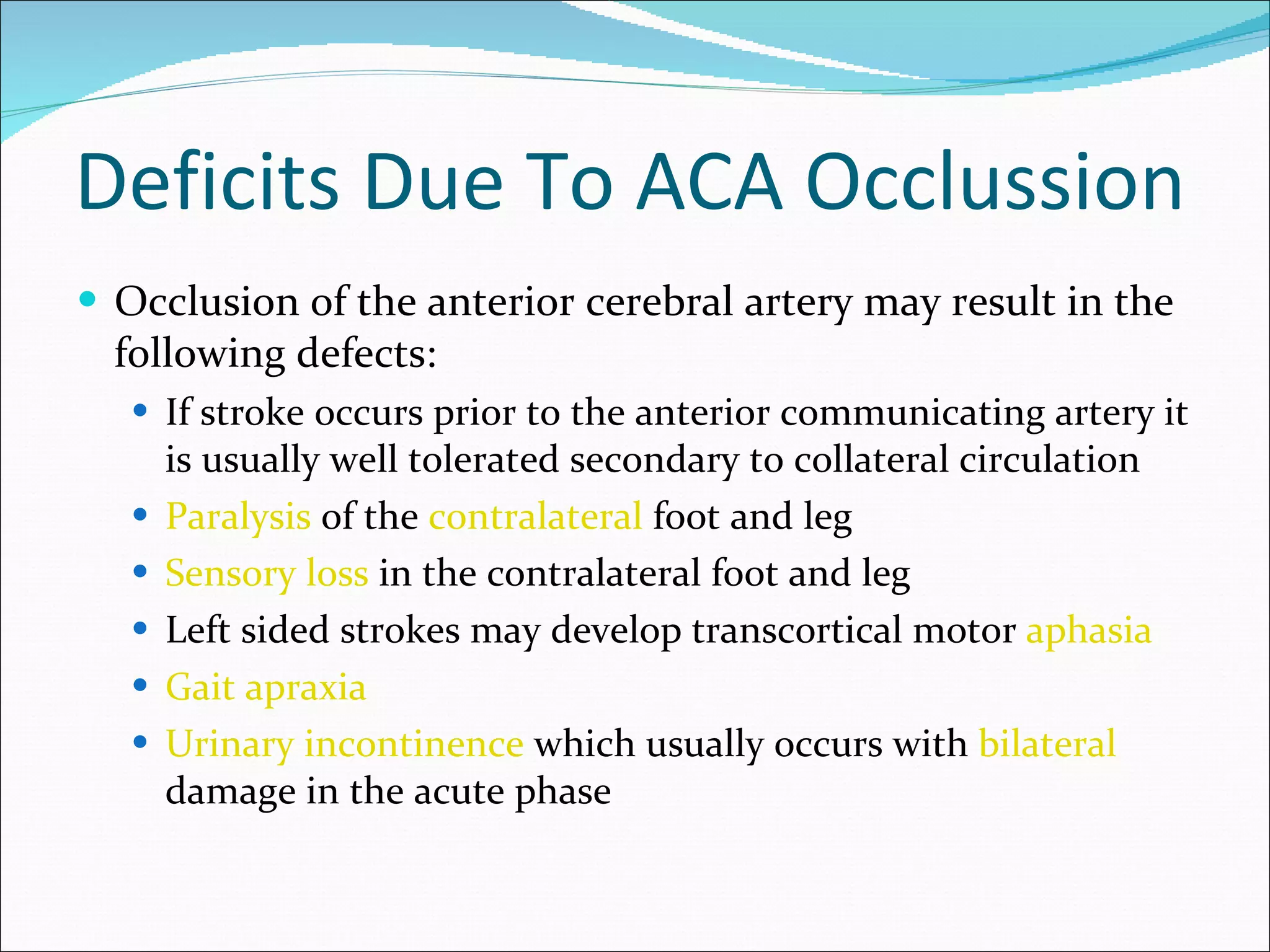 Approach to a patient with stroke | PPT