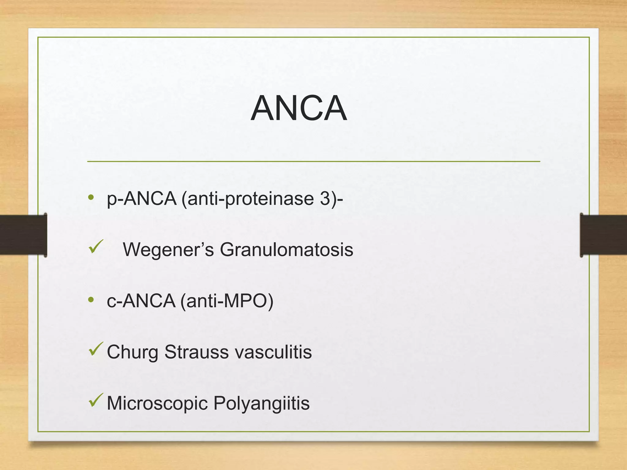 Approach to a patient with vasculitis | PPTX