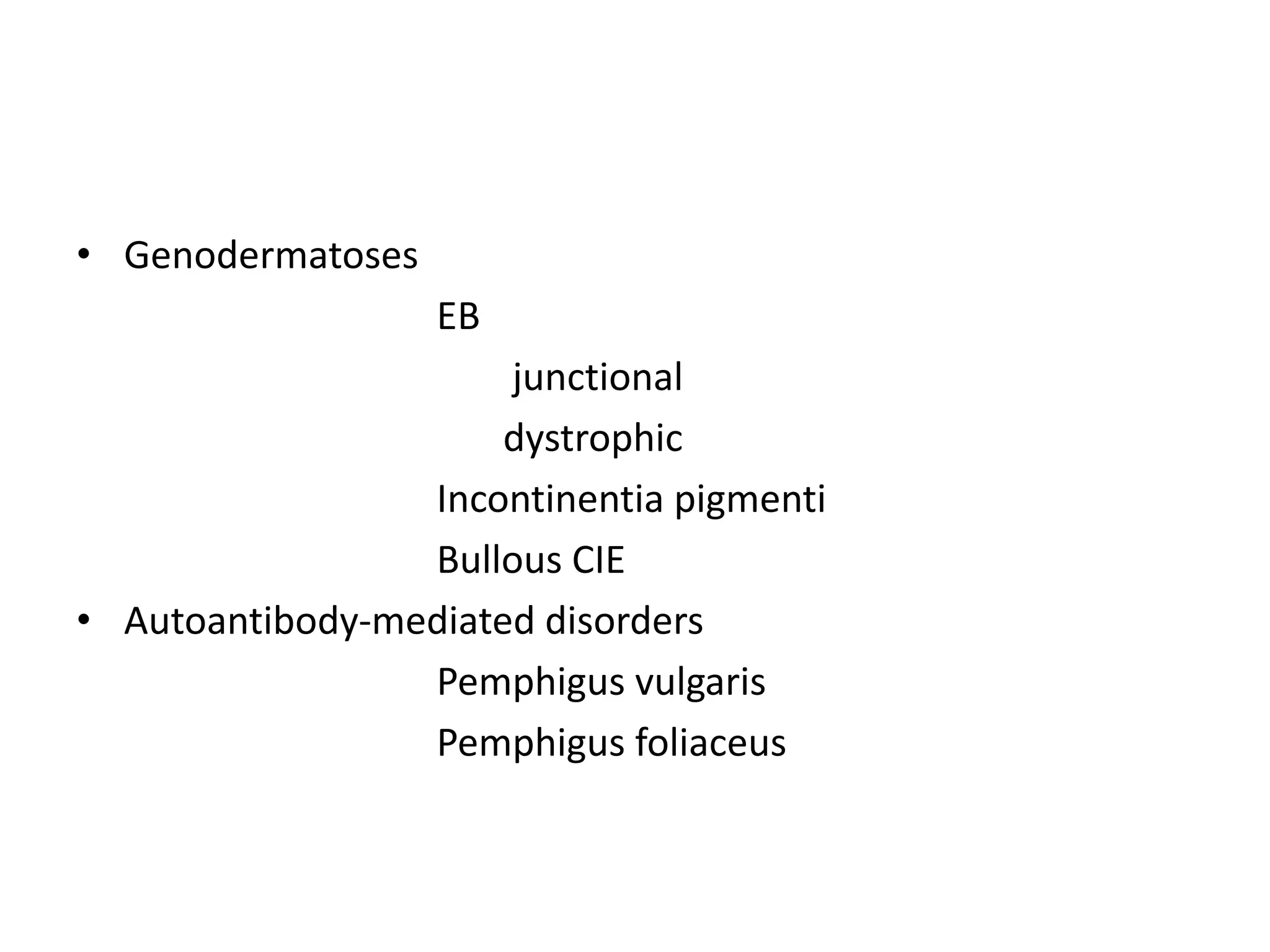 Approach to a patient with vesicobullous lesions | PPTX