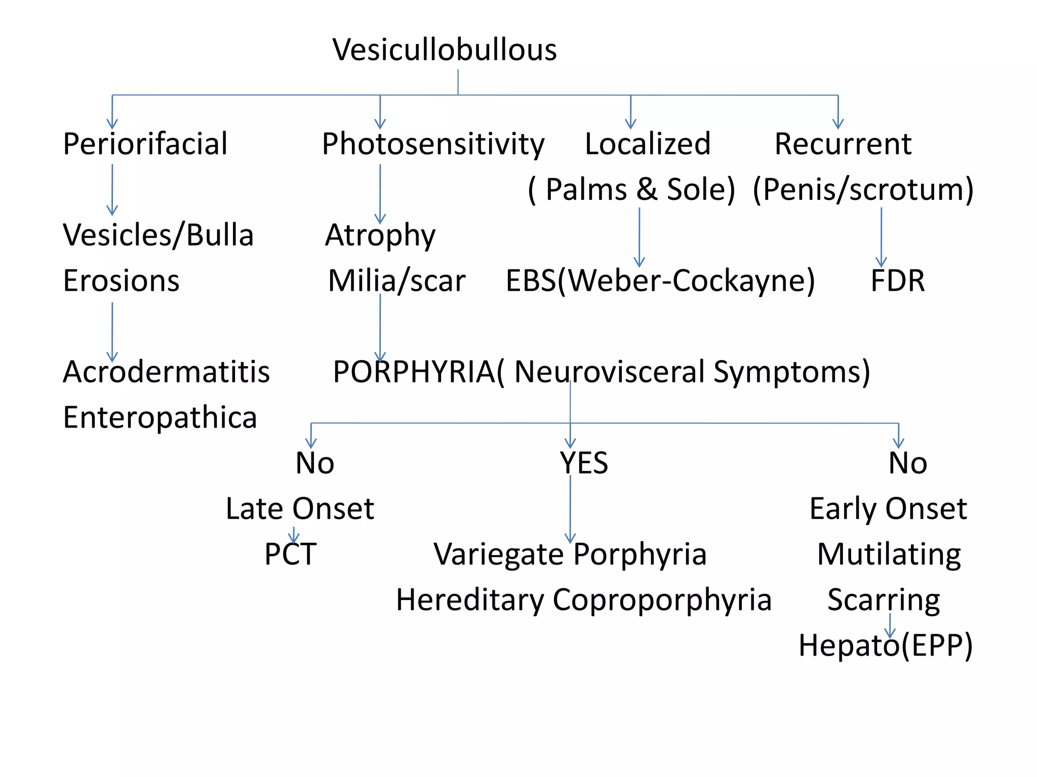 Approach to a patient with vesicobullous lesions | PPTX